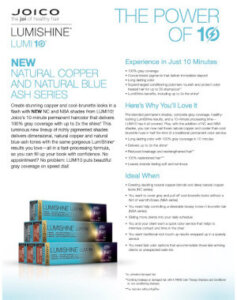 Technical Charts – Joico